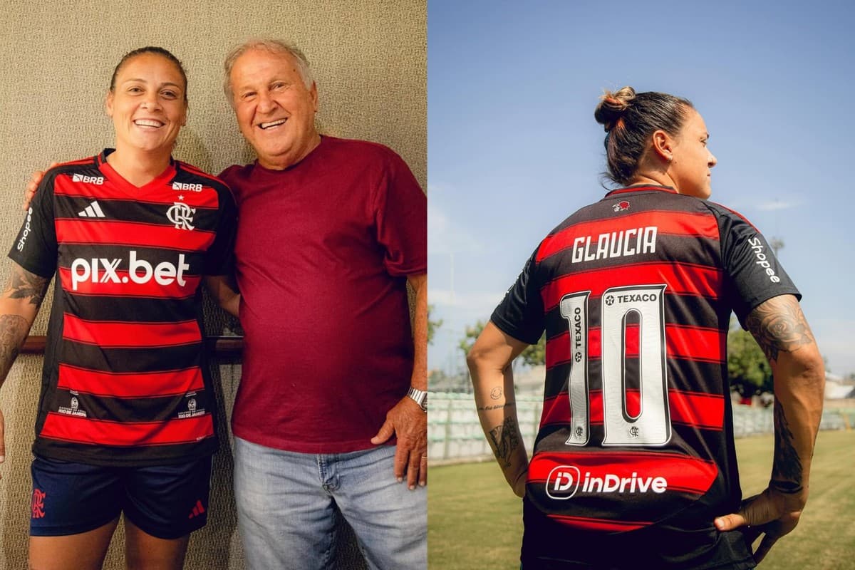 Zico entrega camisa dez para meia-atacante do Flamengo Feminino - MundoBola