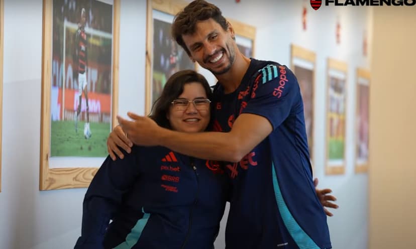 Confira as primeiras imagens de Rodrigo Caio em sua volta ao Flamengo ...